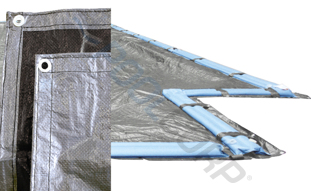 POOL360 | 16' x 32' Rectangular Silver Pro Winter Cover