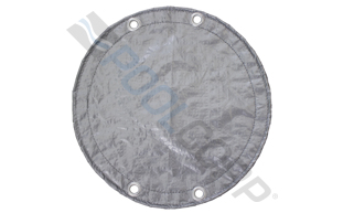 POOL360 | COVER OVAL 12'x24' SILVER/BLACK