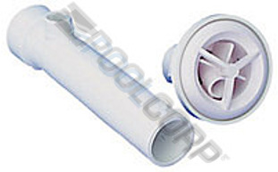 POOL360 | 1-1/2" x 1" Gray Micro'ssage® Jet Front with Gunite Venturi Tee Assembly