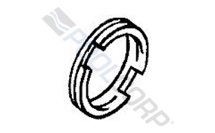POOL360 | WHITE STANDARD RETAINING RING