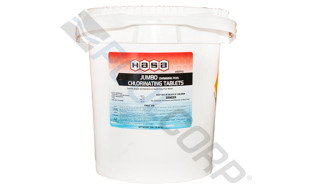 POOL360 | 35 lb Tri-Chlor Wrapped 3" Jumbo Tablets Pail