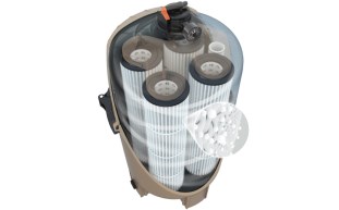 POOL360 | 80 SqFt DEP Series Pleated Element D.E. Filter Expert Line