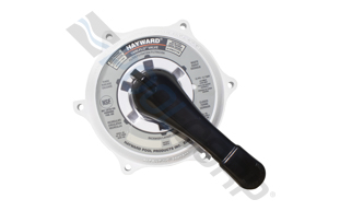 POOL360 | White Vari-Flo® Key Cover and Handle Assembly