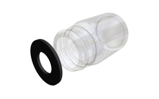 POOL360 | Vari-Flo® Threaded Sight Glass with Gasket