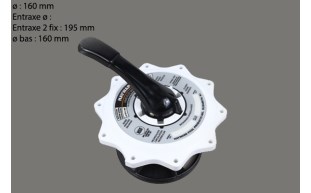 POOL360 | KIT COUVERCLE BLANC VANNE 2P