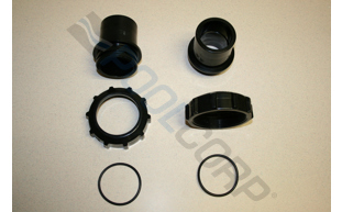 POOL360 | 1.5" Socket x 2" Slip DE Filter Plumbing Kit