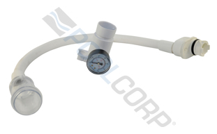 POOL360 | Wall Quick Connect Hose Bottom In-Line Filter Assembly