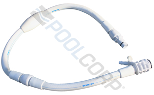POOL360 | White Phantom Pressure Hose Cleaner End Assembly