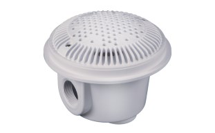 POOL360 | 1-1/2" x 2" White Dual Suction Outlet with AV Grate 2 per Pack