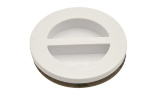 POOL360 | 1.5" MPT White Flush Plug with Gasket