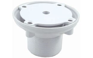POOL360 | 1 1/2" SKT x 2" MPT Adjustable Floor Inlet Fitting