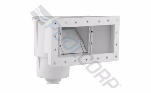 POOL360 | 1 1/2" White DynaSkim Front Access Skimmer