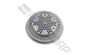 POOL360 | 8" Grey Plastic Round Suction Outlet Cover