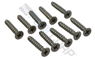 POOL360 | 1 1/4" Stainless Steel Long Face Plate Screw Set
