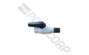 POOL360 | 3/4" Control Ball Valve with Dial Indicator for Chemical Feeders