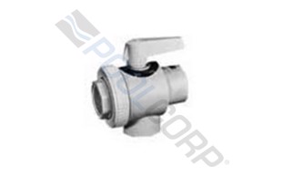 POOL360 | 1 1/2" FIP 3-Way Deluxe Ball Valve ABS