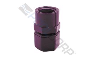 POOL360 | 1/2" x 1/2" Black Polypropylene Union Connector Tube x Female