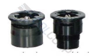 POOL360 | 15' Third Black Fixed Arc Spray Nozzle Black Male Thread