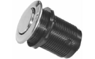 POOL360 | Chrome Air Button with 1.25" Hole