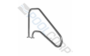 POOL360 | 55" Span 5 Bend Deck to Deck Return Dipped Stair Rail