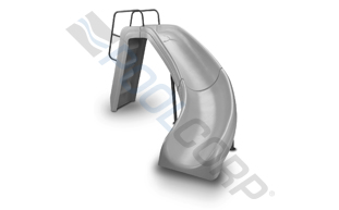 POOL360 | Blue White Water Left Turn Complete Slide