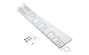 POOL360 | 8' White Duro-Spring Diving Board with White Tread