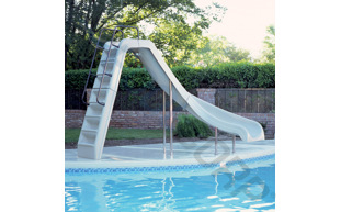 POOL360 | Tan Wild Ride Right Turn Complete Slide