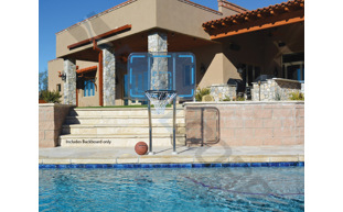 POOL360 | Rectangular Basketball Backboard and Accessories