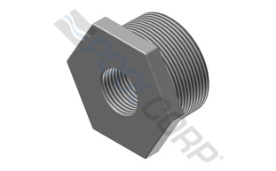 POOL360 | 2" x 1" Ductile Iron IPS Threaded Bushing