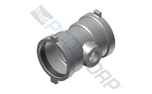 POOL360 | 2-1/2" x 2" PVC Service Tee for IPS Pressure Pipe G x G x FPT