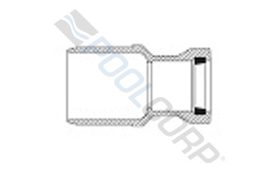 POOL360 | 8" PVC Repair Coupling for IPS Pressure Pipe
