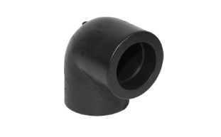 POOL360 | 2" PE IPS 90 Degree Bend Molded Socket Fusion PE4710