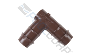 POOL360 | Barb x Barb Coupling 17 mm 90° Degree Elbow