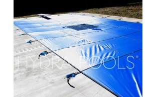 POOL360 | 16' x 32' Green 8' CSE 98SH Hydra Cover Dura-Lite Mesh Pool ...