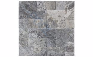 horizon | 3 cm Roman Pattern Tumbled Paver Silver