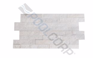 POOL360 | 6 x 24 Split Face Ledger Stone Panel White