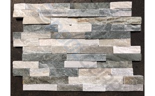 POOL360 | 6" x 24" Split Face Ledger Stone Panel Royal Blue