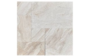 POOL360 | 3 cm Leathered French Pattern Marble Paver Verona