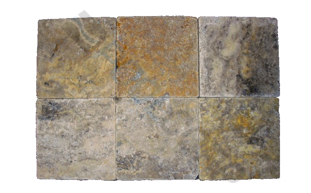 POOL360 | 6" x 6" Tumbled Paver Autumn Leaves