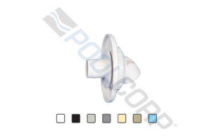 POOL360 | 1" Light Gray Venturi Return Fitting with Self Aligning Slip and Flange