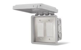 horizon | In-Wall Dual Duplex Stack Switch with Flush Mount and ...