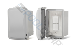 POOL360 | Single Surface Mount Duplex Stack Switch with Weatherproof ...