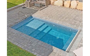 POOL360 | 14' x 28' Persunal Pools The Lounger with Bench