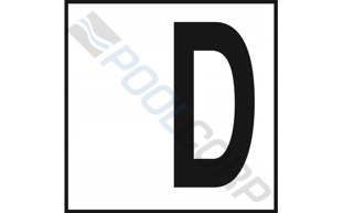 POOL360 | No Diving "D" Ceramic Tile Depth Marker