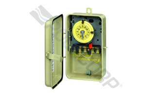 POOL360 | 24-Hour DPST Mechanical Time Switch w/ Metal Enclosure 208-277V