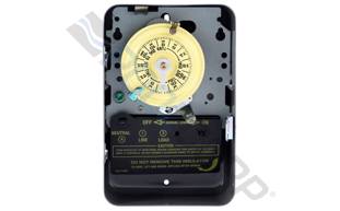 POOL360 | 24-Hour DPST Mechanical Time Switch w/ Metal Enclosure 120V 60Hz