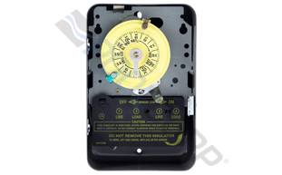 POOL360 | 24-Hour DPST Mechanical Time Switch Indoor Metal Enclosue 120V