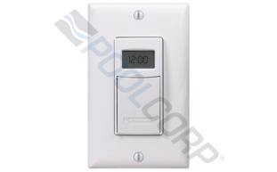 POOL360 | White 7-Day Heavy Duty Programmable Timer 120-277V 20 A