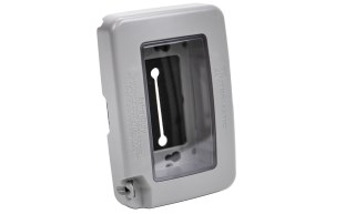 POOL360 | Gray Low Profile Plastic In-Use Weatherproof Single-Gang ...