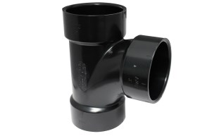 POOL360 | 3" ABS DWV Fitting Sanitary Tee - H x H x H